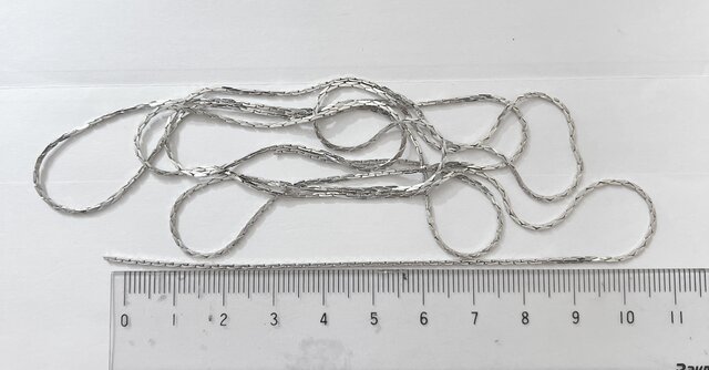 エレガンスチェーン 1m太さ1mm サージカルステンレス パーツ金属アレルギー | iichi ハンドメイド・クラフト作品・手仕事品の通販