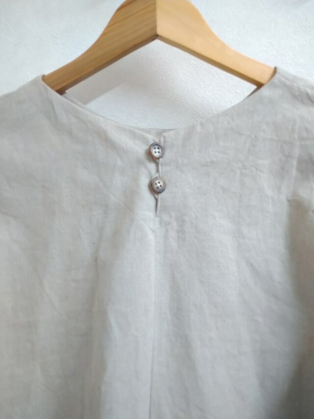 ナチュラル素材。サクッとプルオーバー。VPO-107 | iichi ハンドメイド・クラフト作品・手仕事品の通販