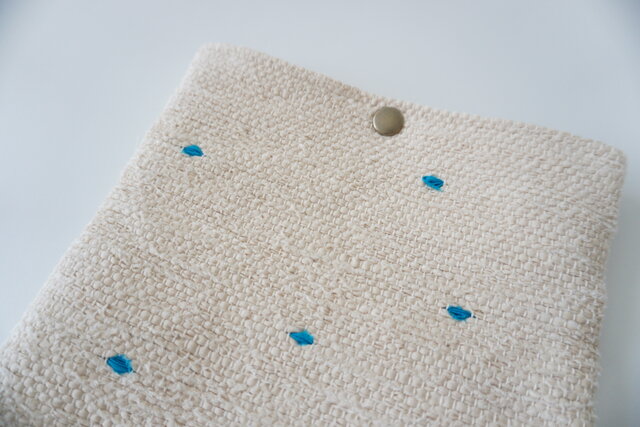 裂き織りのバッグinポケット フリーポーチ A5 | iichi 日々の暮らしを心地よくするハンドメイドやアンティークのマーケットプレイス