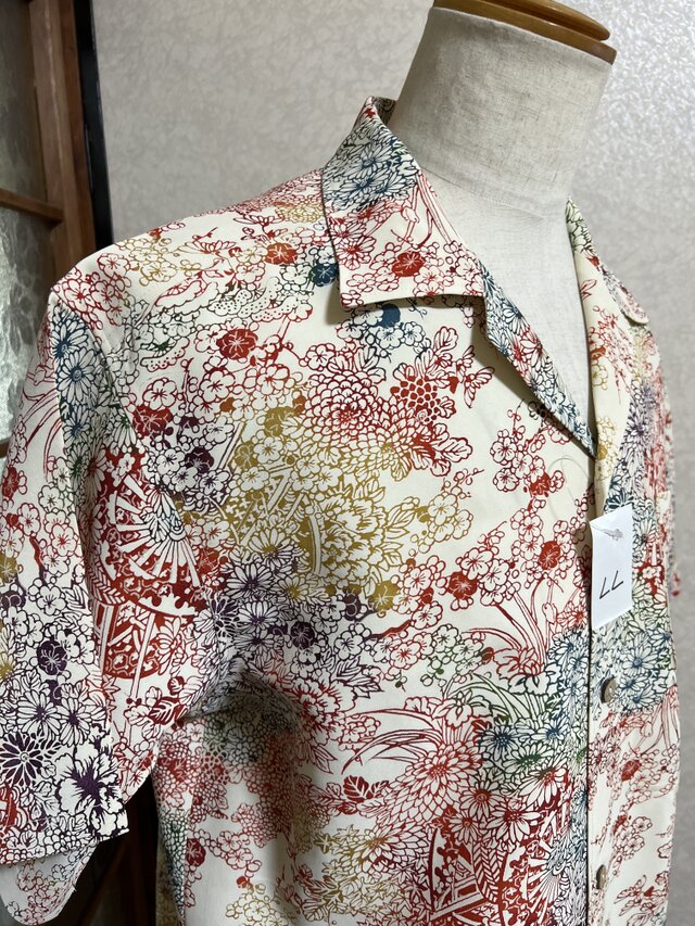 着物リメイクーアロハシャツー旅行ーカラオケ！ | iichi ハンドメイド・クラフト作品・手仕事品の通販