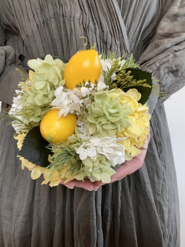 Limone / リモーネ ポットアレンジⓂ | iichi 日々の暮らしを心地よくするハンドメイドやアンティークのマーケットプレイス