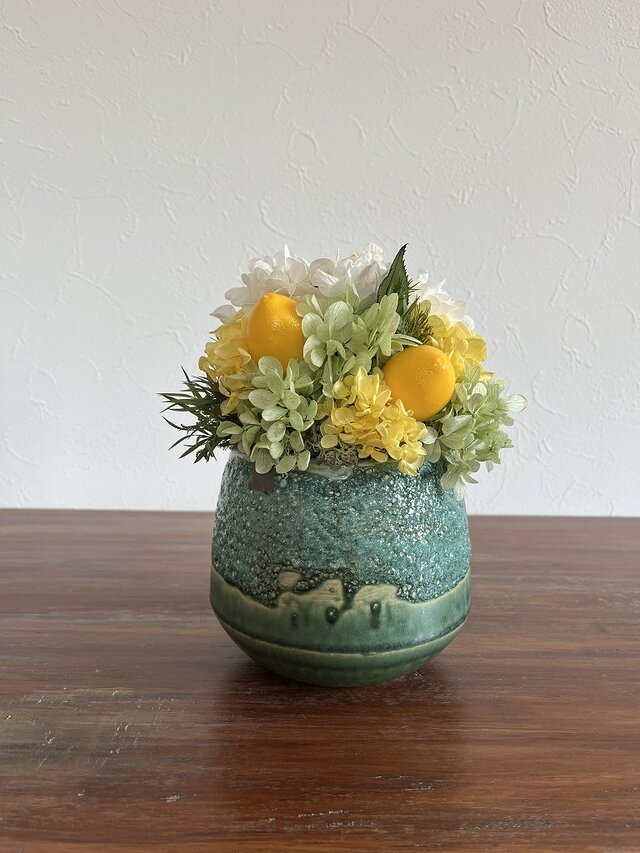 Limone / リモーネ ポットアレンジⓁ | iichi ハンドメイド・クラフト作品・手仕事品の通販