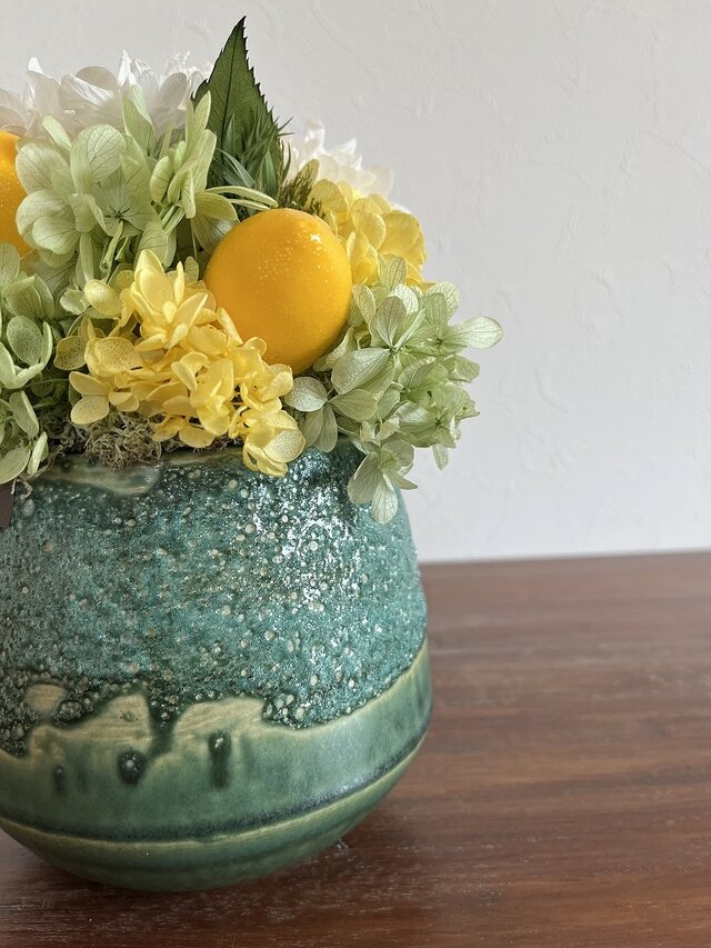 Limone / リモーネ ポットアレンジⓁ | iichi ハンドメイド・クラフト作品・手仕事品の通販