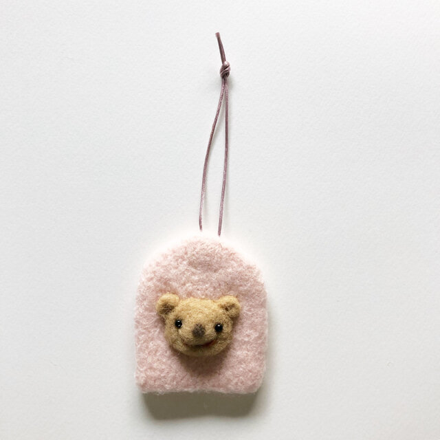 keycase bear pink | iichi ハンドメイド・クラフト作品・手仕事品の通販