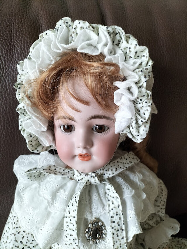 ドール背丈70cm前後用 ドット柄のドレスセット | iichi ハンドメイド・クラフト作品・手仕事品の通販