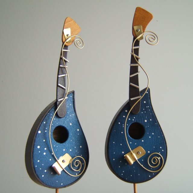 星空バージョン♪アコギな小さなオブジェ～GTA-7 | iichi ハンドメイド・クラフト作品・手仕事品の通販