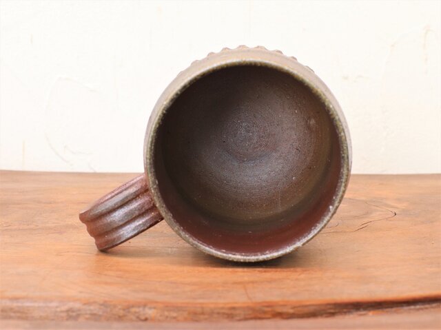 備前焼 コーヒーカップ(鎬)・サンギリ c11-037 | iichi ハンドメイド・クラフト作品・手仕事品の通販