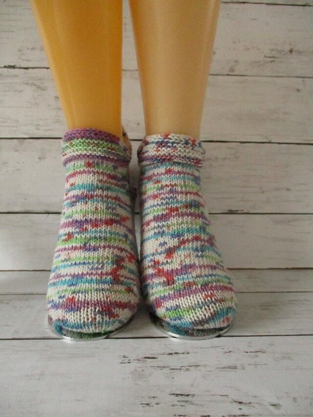 冷え取りソックス Opal Cotton KFS 245 パワーストーン | iichi ハンドメイド・クラフト作品・手仕事品の通販