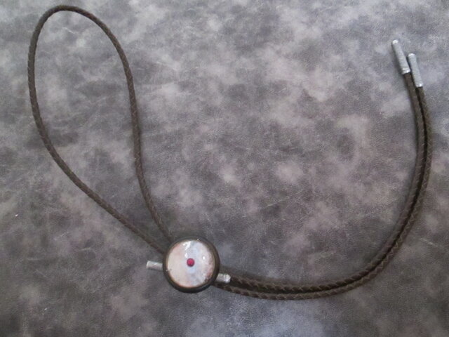 ループタイSサイズ 紐の長さ95cm 品名:冬霜の色 | iichi ハンドメイド・クラフト作品・手仕事品の通販