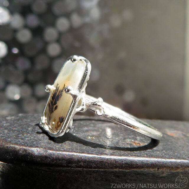 デンドリティック アゲートリング / Dendritic Agate Ring 5d | iichi ハンドメイド・クラフト作品・手仕事品の通販