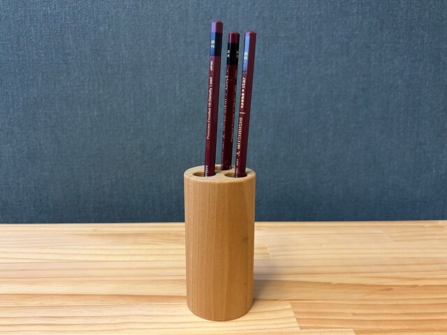 【送料無料】 ペンスタンド レンコン ナチュラル 50φ 10cm 3穴 | iichi ハンドメイド・クラフト作品・手仕事品の通販