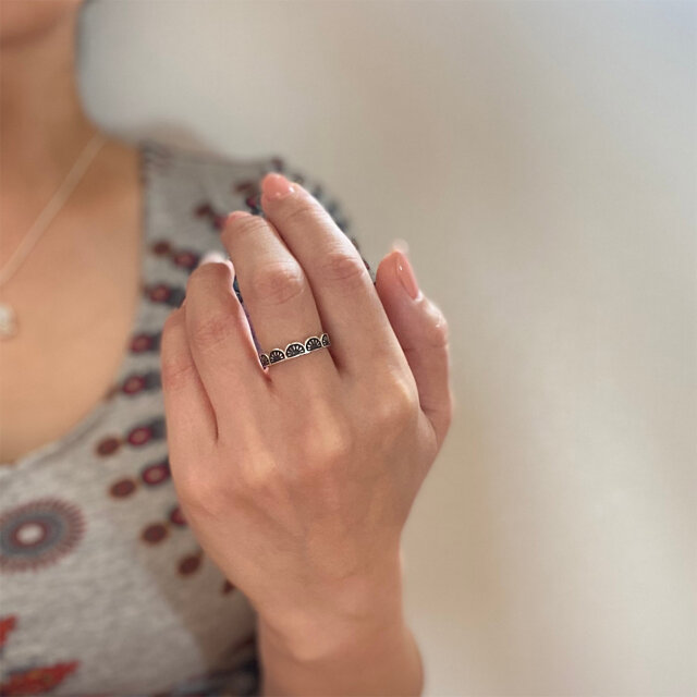 fresh ring【Silver925】12号 | iichi ハンドメイド・クラフト作品・手仕事品の通販