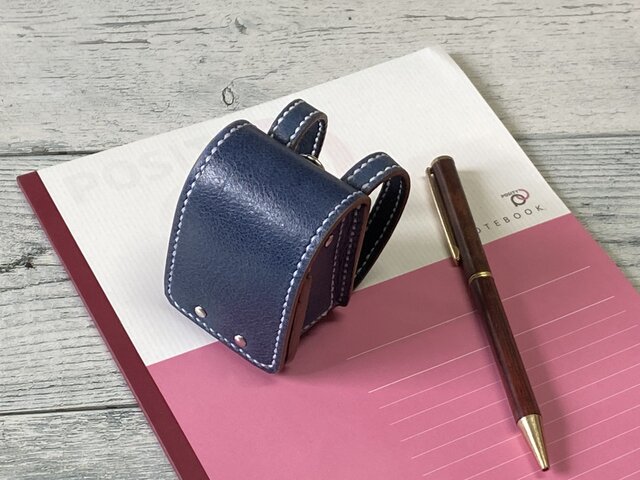 L.A.N do sale！【レザーミニチュアランドセル】サファイアブルー系 | iichi 日々の暮らしを心地よくするハンドメイドやアンティークのマーケットプレイス