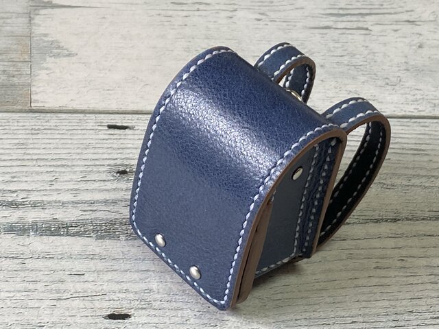 L.A.N do sale！【レザーミニチュアランドセル】サファイアブルー系 | iichi 日々の暮らしを心地よくするハンドメイドやアンティークのマーケットプレイス