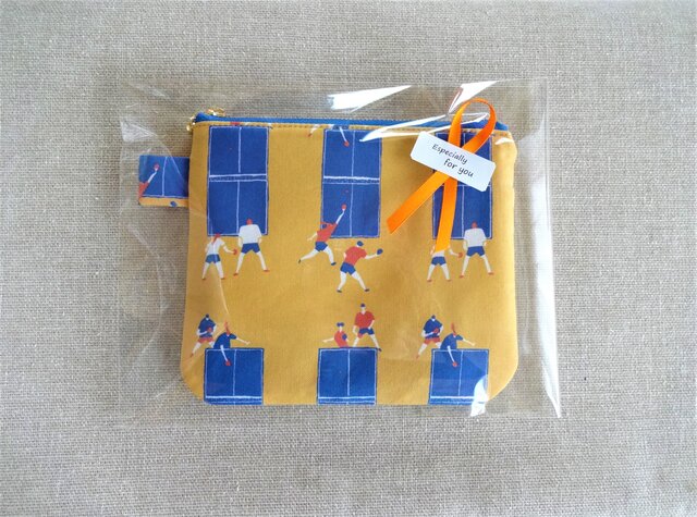 ＊野球1＊フラットポーチ＊ファスナー18cm＊baseball＊ | iichi 日々の暮らしを心地よくするハンドメイドやアンティークのマーケットプレイス