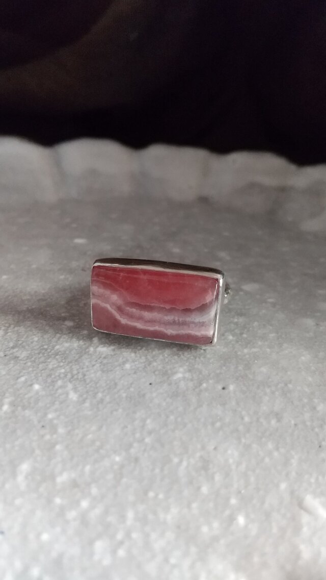 ロードクロサイトシルバーリング#12 | iichi ハンドメイド・クラフト作品・手仕事品の通販