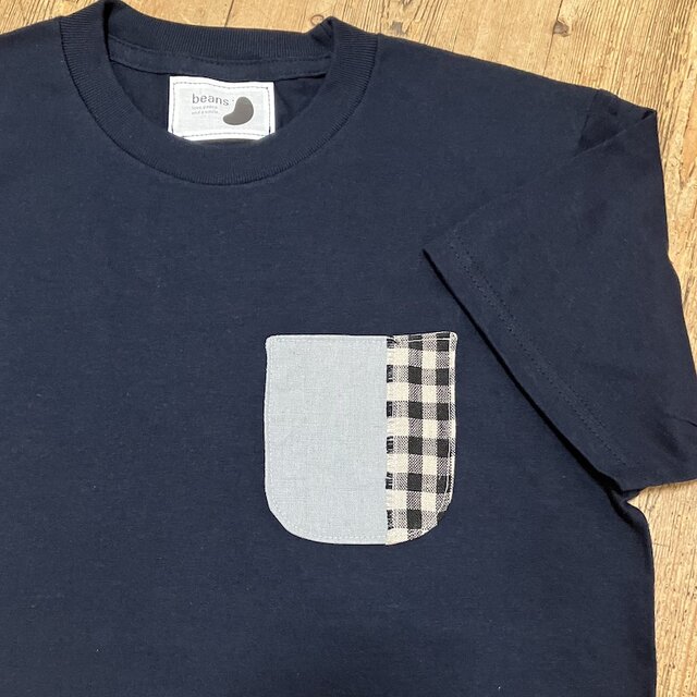 Tシャツ＋ポケット 22.beansdesign | iichi 日々の暮らしを心地よくするハンドメイドやアンティークのマーケットプレイス