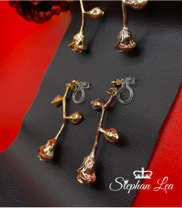 期間限定 Stephan Lea アレルギー対応〜ゴールドアンティークバライヤリング | iichi ハンドメイド・クラフト作品・手仕事品の通販
