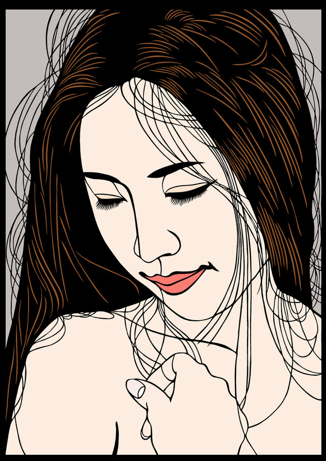 切り絵・ほほえみ | iichi ハンドメイド・クラフト作品・手仕事品の通販