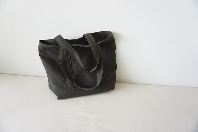 TOTE BAG (2L) / graybrown | iichi ハンドメイド・クラフト作品・手仕事品の通販