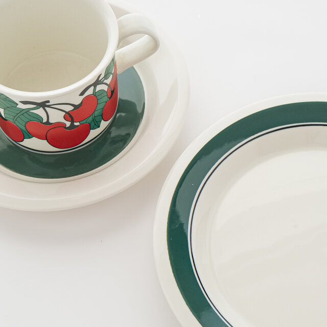 Kirsikka｜cup, saucer and plate set | iichi ハンドメイド・クラフト作品・手仕事品の通販