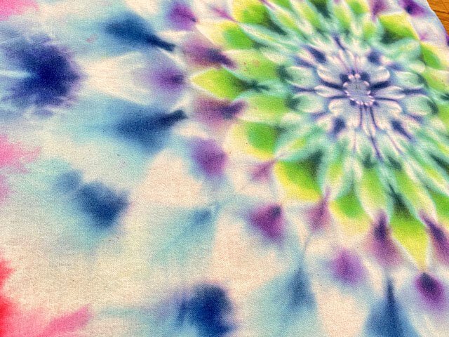 タイダイ染め チュニック ワンピース 優しく美しい華やかな大曼荼羅 HD19-71 | iichi ハンドメイド・クラフト作品・手仕事品の通販