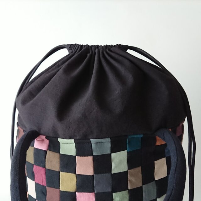 patchwork bucket bag | iichi ハンドメイド・クラフト作品・手仕事品の通販