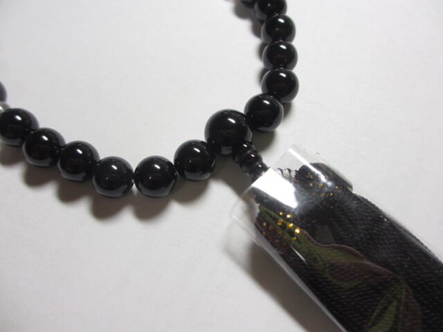 男性用 念珠（数珠）オニキス10.5mm | iichi ハンドメイド・クラフト作品・手仕事品の通販