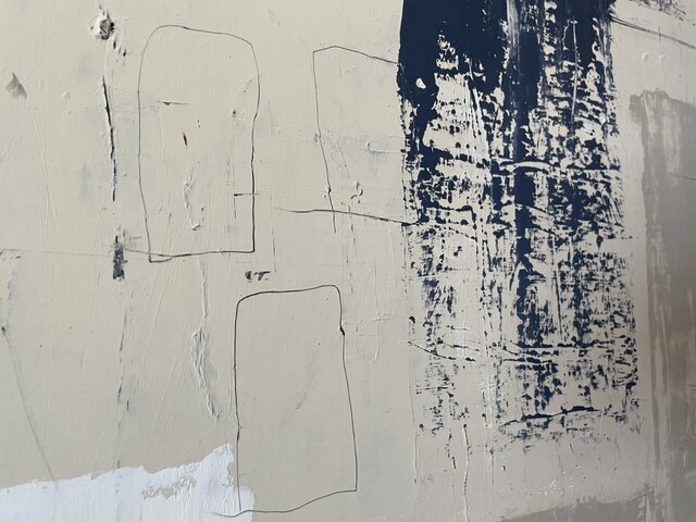 現代アート【原画】Roimos art 油絵 オーナメント 絵画 壁掛け 抽象画 インテリア ナチュラル 個性的 | iichi ハンドメイド ...