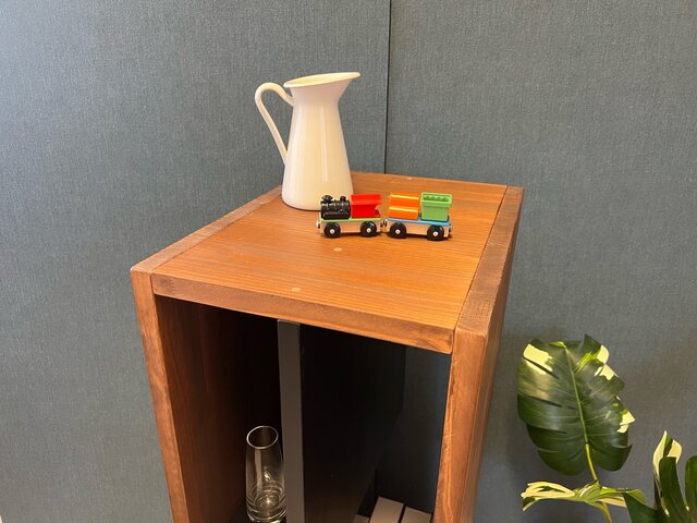 【送料無料】 ローテーブル ボックス形 90cm 45cm パイン Br 収納付 | iichi ハンドメイド・クラフト作品・手仕事品の通販