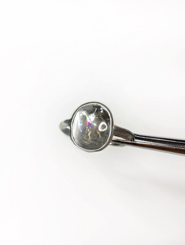 一点もの Iris Quartz リング シルバー No.7/ 受注制作 | iichi 日々の暮らしを心地よくするハンドメイドやアンティークのマーケットプレイス