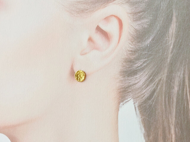 【Luna/ルナ】ピアス / K24 Coating | iichi ハンドメイド・クラフト作品・手仕事品の通販