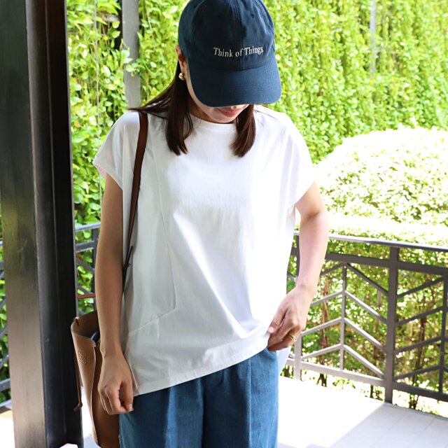 体のラインを拾わない ドルマンスリーブT ホワイト 0517WH | iichi ハンドメイド・クラフト作品・手仕事品の通販