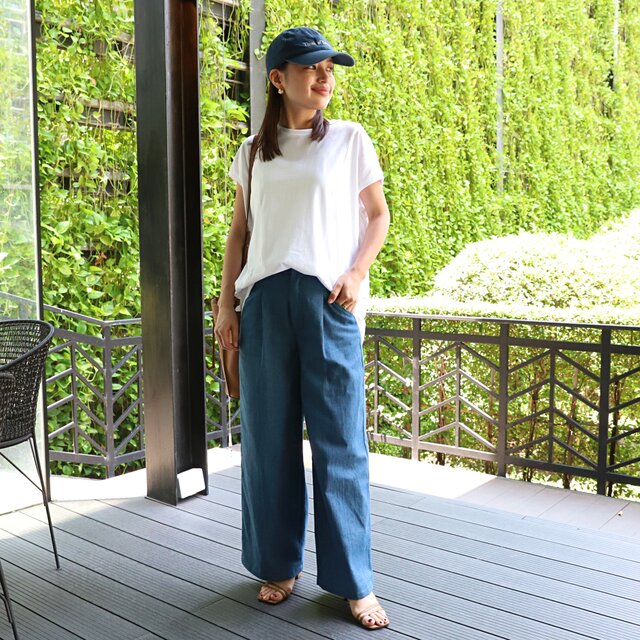 体のラインを拾わない ドルマンスリーブT ホワイト 0517WH | iichi ハンドメイド・クラフト作品・手仕事品の通販