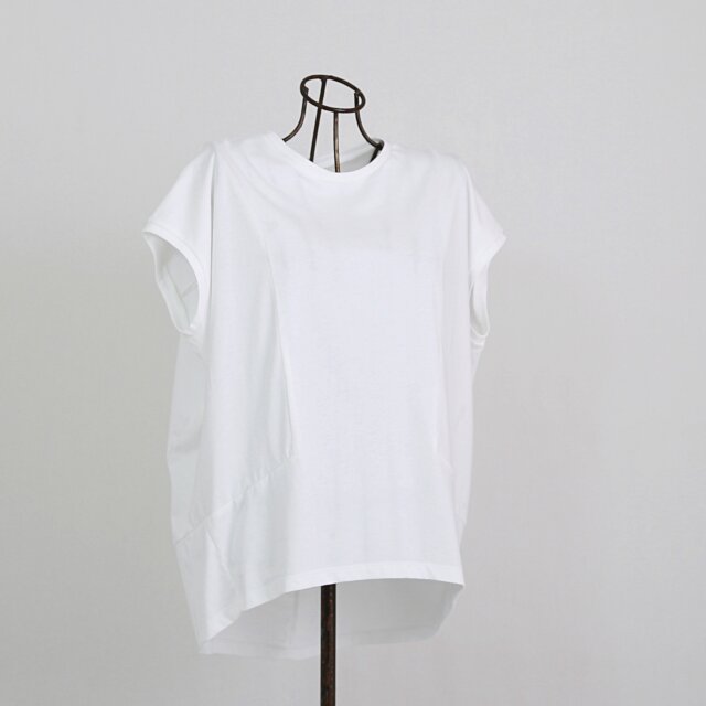 体のラインを拾わない ドルマンスリーブT ホワイト 0517WH | iichi ハンドメイド・クラフト作品・手仕事品の通販