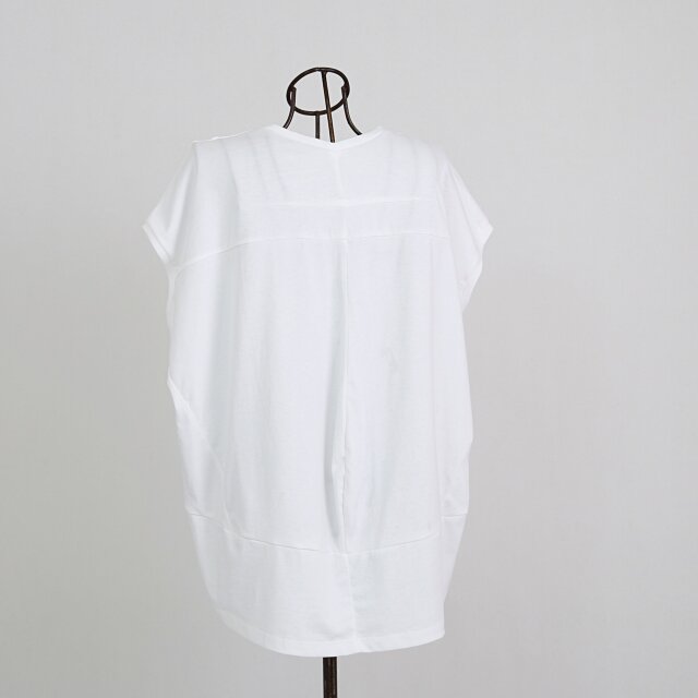 体のラインを拾わない ドルマンスリーブT ホワイト 0517WH | iichi ハンドメイド・クラフト作品・手仕事品の通販