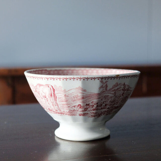 サンタマン LAITIERE 酪農家 カフェオレ ボウル φ16cm アンティーク 050669 | iichi 日々の暮らしを心地よくするハンドメイドやアンティークのマーケットプレイス