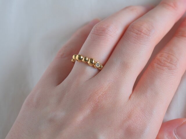 Diamond Tenging 2WAY ring ダイヤモンドリング イヤカフ silver925 ゴールド K18GP | iichi 日々の暮らしを心地よくするハンドメイドやアンティーク ...