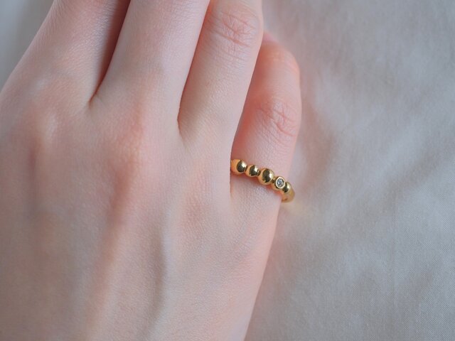 Diamond Tenging 2WAY ring ダイヤモンドリング イヤカフ silver925 ゴールド K18GP | iichi 日々の暮らしを心地よくするハンドメイドやアンティーク ...