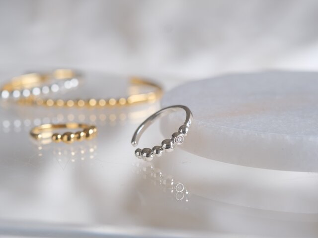 Diamond Tenging 2WAY ring ダイヤモンドリング シルバー イヤーカフ silver925 | iichi 日々の暮らしを心地よくするハンドメイドやアンティークの ...