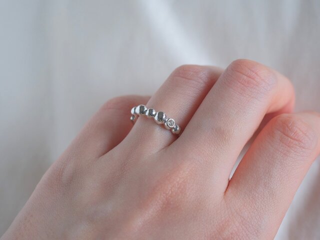 Diamond Tenging 2WAY ring ダイヤモンドリング シルバー イヤーカフ silver925 | iichi 日々の暮らしを心地よくするハンドメイドやアンティークの ...