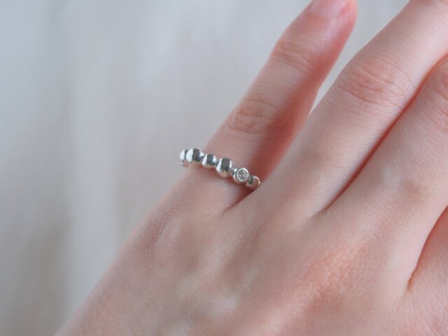 Diamond Tenging 2WAY ring ダイヤモンドリング シルバー イヤーカフ silver925 | iichi 日々の暮らしを心地よくするハンドメイドやアンティークの ...