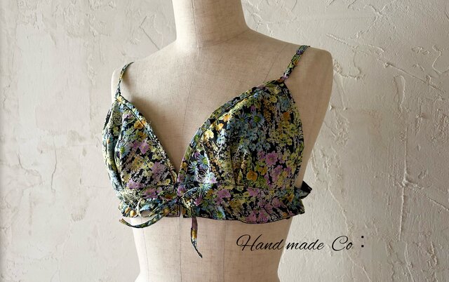 new arrival Choose！ストレスフリー パット入りブラ : : Night neo | iichi ハンドメイド・クラフト作品・手仕事品の通販