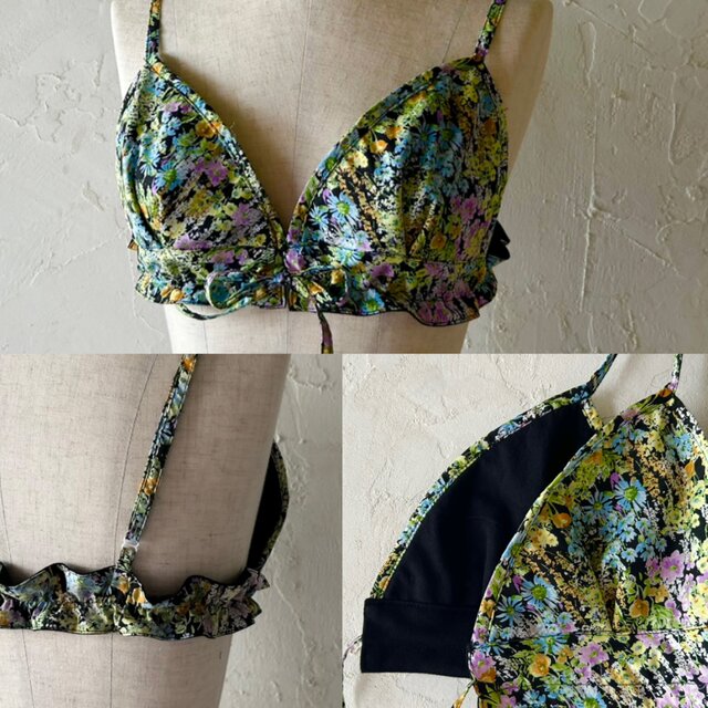 new arrival Choose！ストレスフリー パット入りブラ : : Night neo | iichi ハンドメイド・クラフト作品・手仕事品の通販