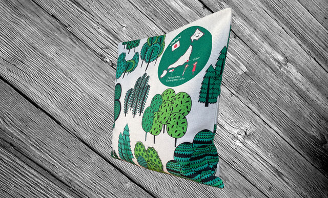 森のクッション Forest design Ⅰ -ヒノキの香り- | iichi ハンドメイド・クラフト作品・手仕事品の通販