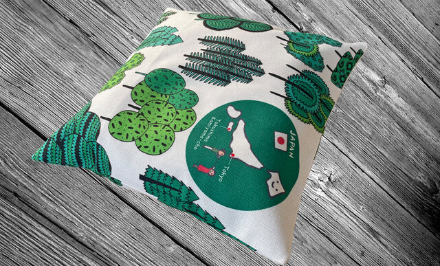 森のクッション Forest design Ⅰ -ヒノキの香り- | iichi ハンドメイド・クラフト作品・手仕事品の通販