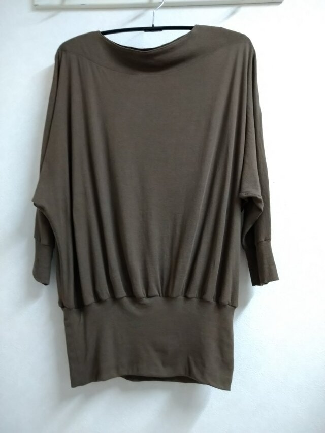 ザラッと感が心地よく、麻ニットのドルマンプルオーバー。CPO-127 | iichi ハンドメイド・クラフト作品・手仕事品の通販