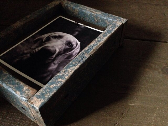 リバーシブルフレーム -blue medi- | iichi 日々の暮らしを心地よくするハンドメイドやアンティークのマーケットプレイス