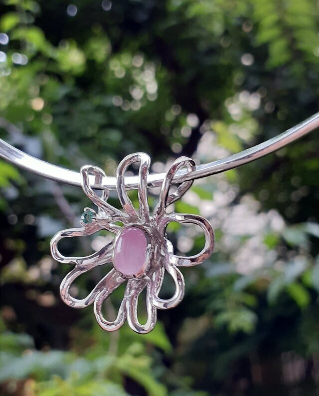 マーガレット シルバーチョーカー | iichi ハンドメイド・クラフト作品・手仕事品の通販