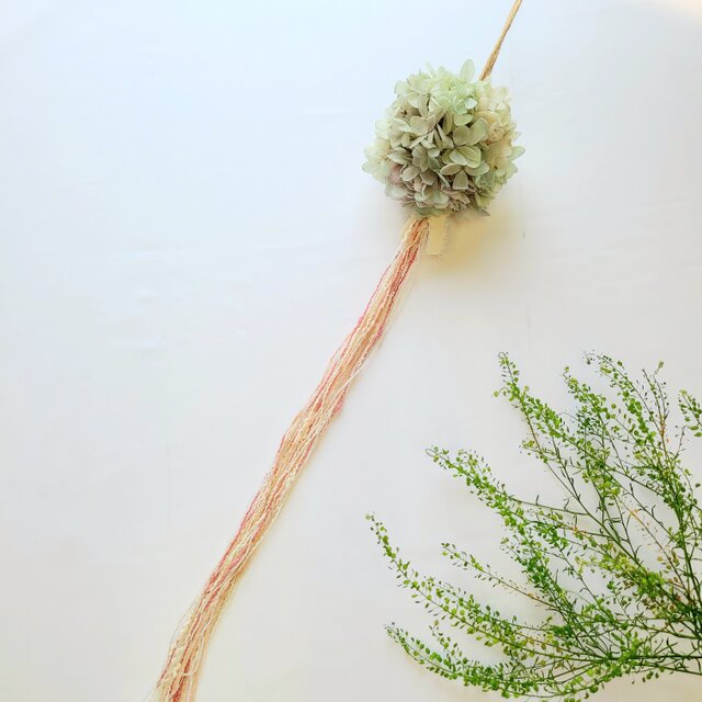 紫陽花のフラワーボール アンティーク ボタニカル | iichi ハンドメイド・クラフト作品・手仕事品の通販